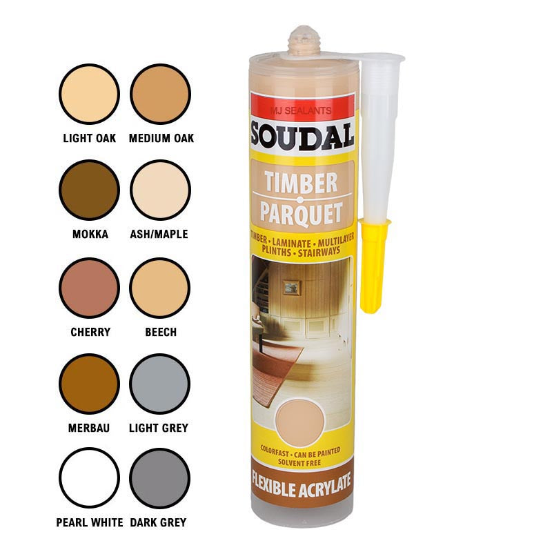 Soudal Parquet & Timber Sealant All Colours | MJ Sealants